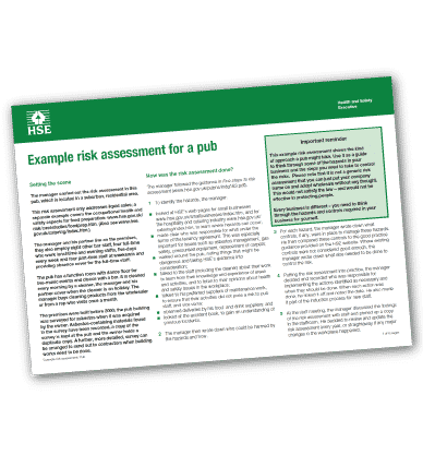 Health and safety executive risk assessment template download | Flint ...
